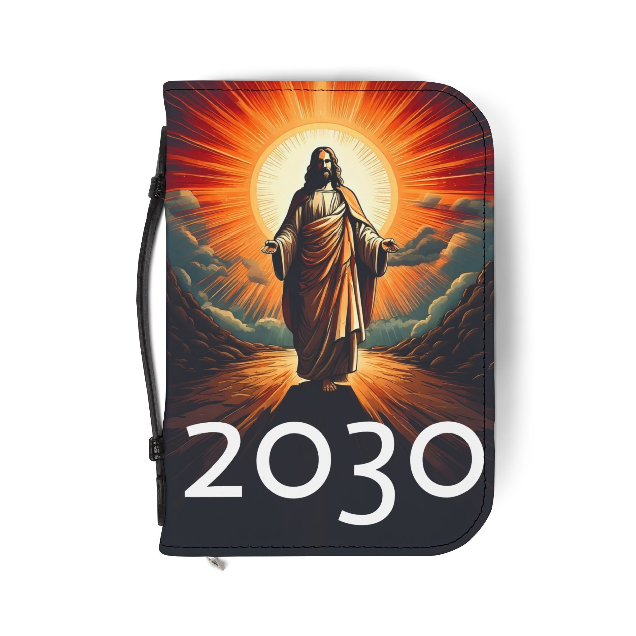 Inspirational Bible Cover with Jesus Design - 2030 Edition